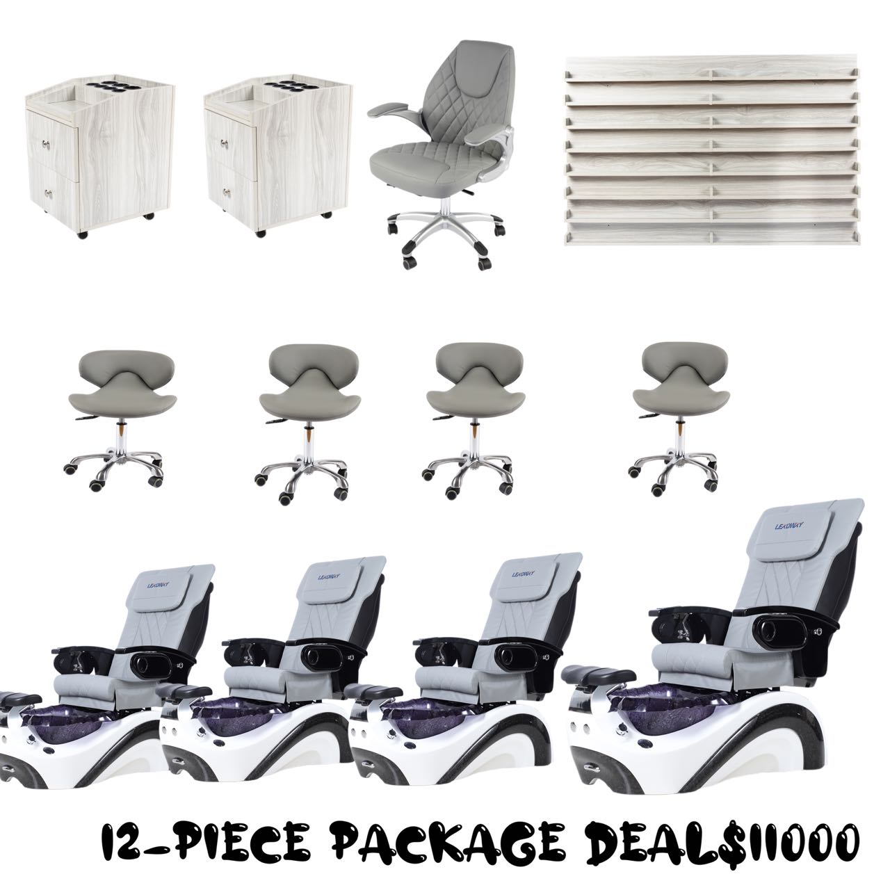 Promotion – Pedicure Spa Massage Chair Package – 12 Piece – NewYork ...